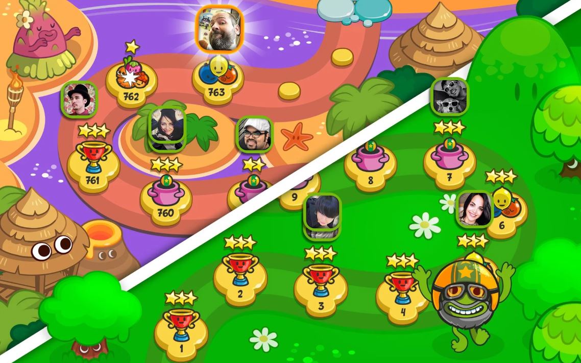 Papa Pear Saga von King lässt euch viel hüpfen. Und das kostenlos!