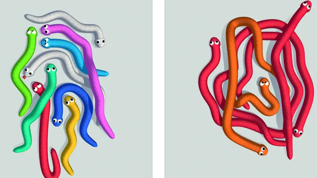 Tangled Snakes - 5 Tipps zum neuen Rollic Games-Spiel